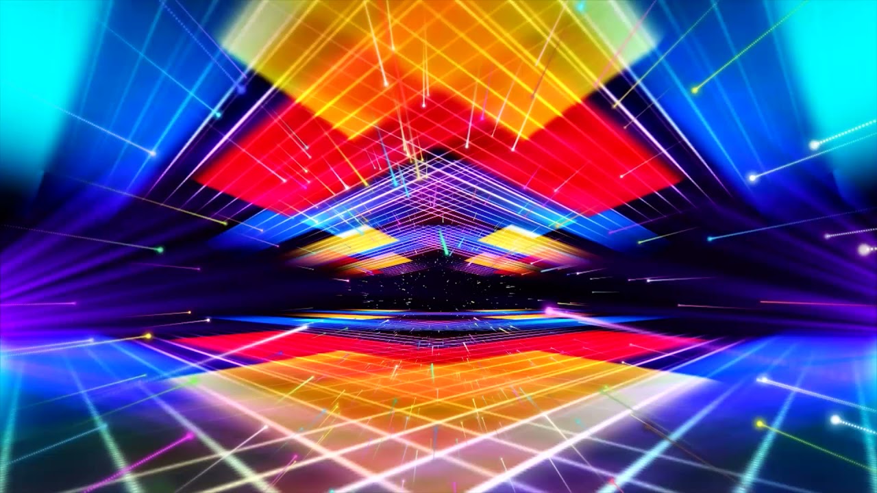 Dynamic rhythm stage background video - YouTube