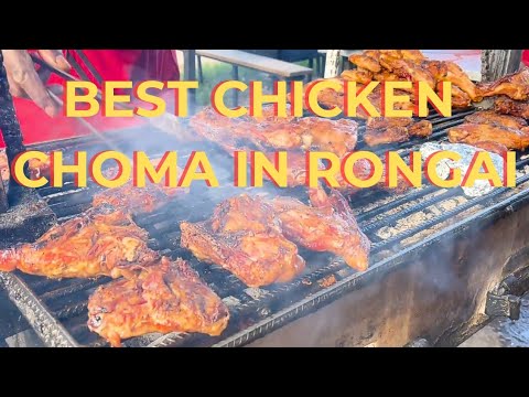 Kenyan Street Food | Chicken Choma in Ongata Rongai - YouTube