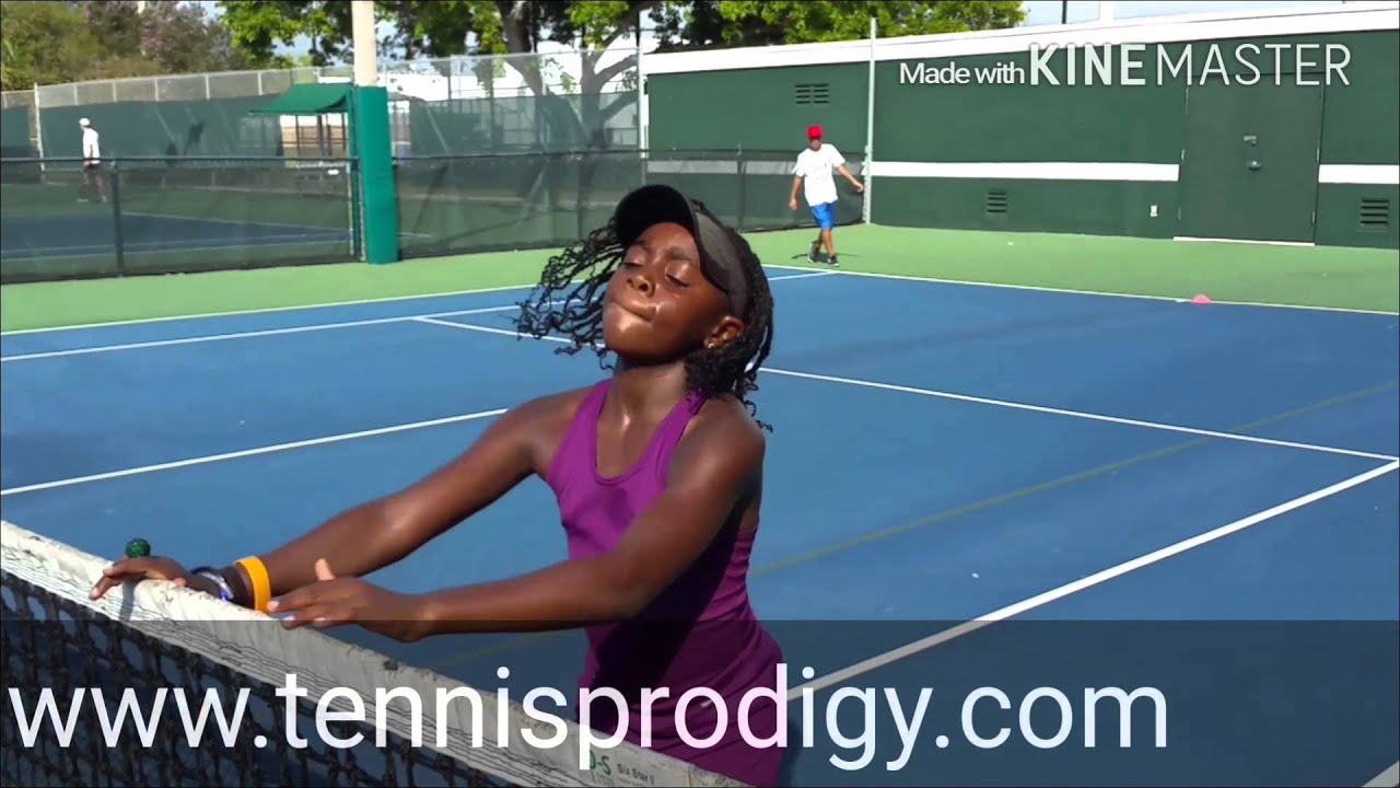 Tennis Pro Akasha Urhobo - YouTube