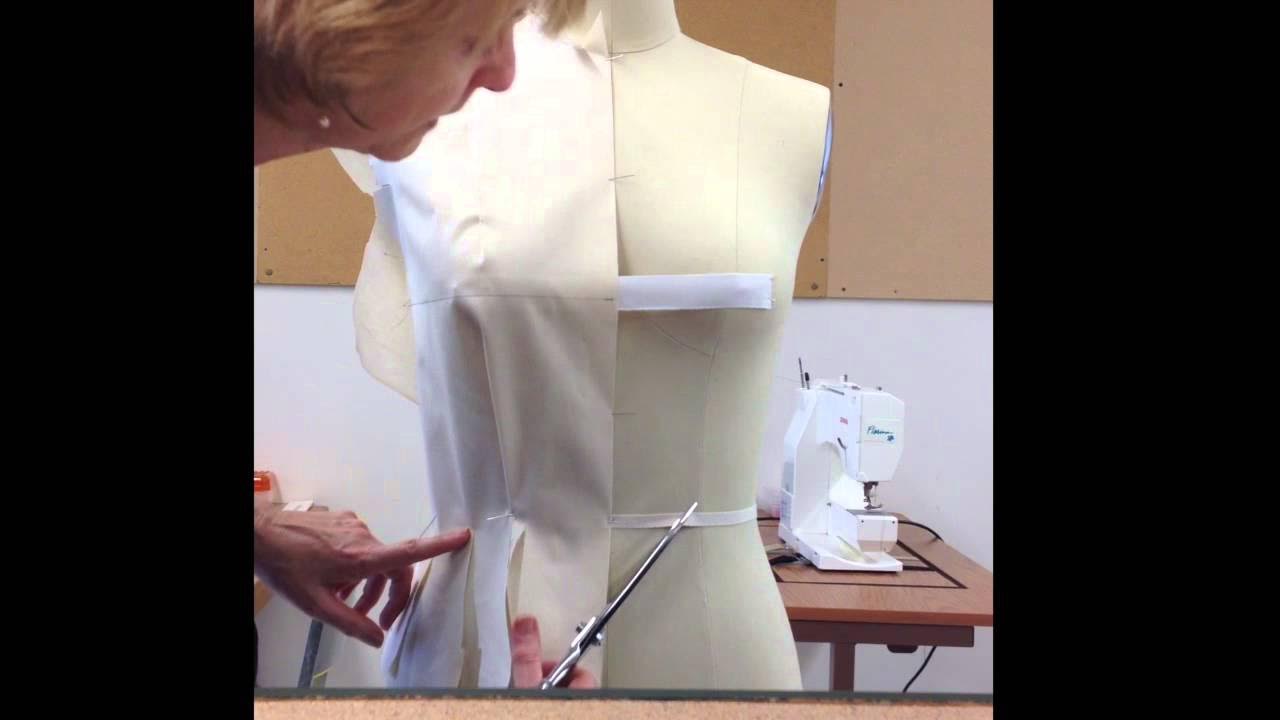 Tutorial: How to Drape the 4 Dart Sloper - YouTube