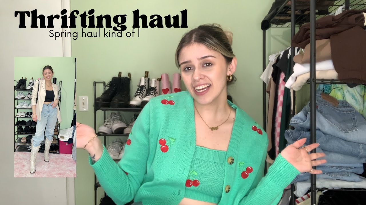 Thrifting haul | Spring haul | Getting ready for spring | - YouTube