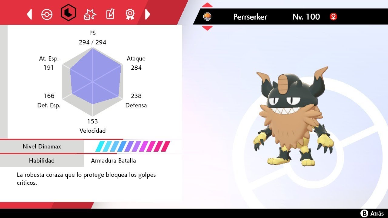 REPARTO PERRSERKER SHINY 6IVS POKEMON ESPADA Y ESCUDO y REPARTO ...