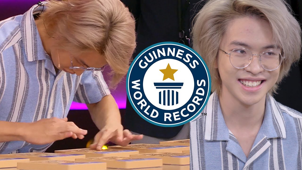 Serial record breaker Lim breaks puzzle record on TV! | Guinness World ...