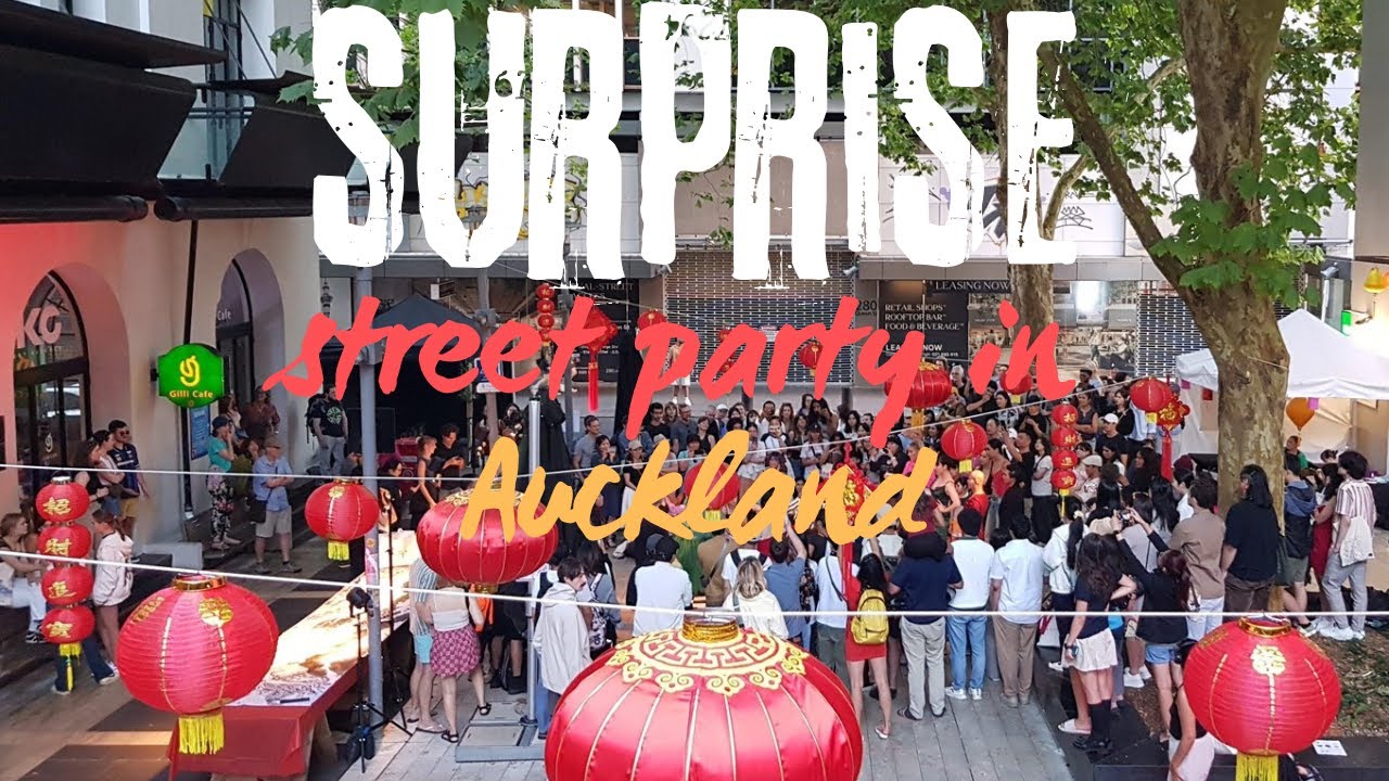 Surprise Street Party in Auckland! 🎉 Midtown Lights & Music at Lorne ...