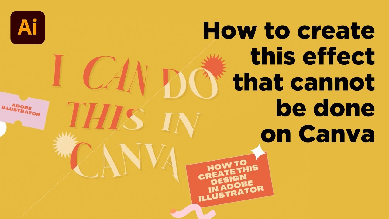 Tutorial #13: How to create this effect that cannot be done on Canva ...
