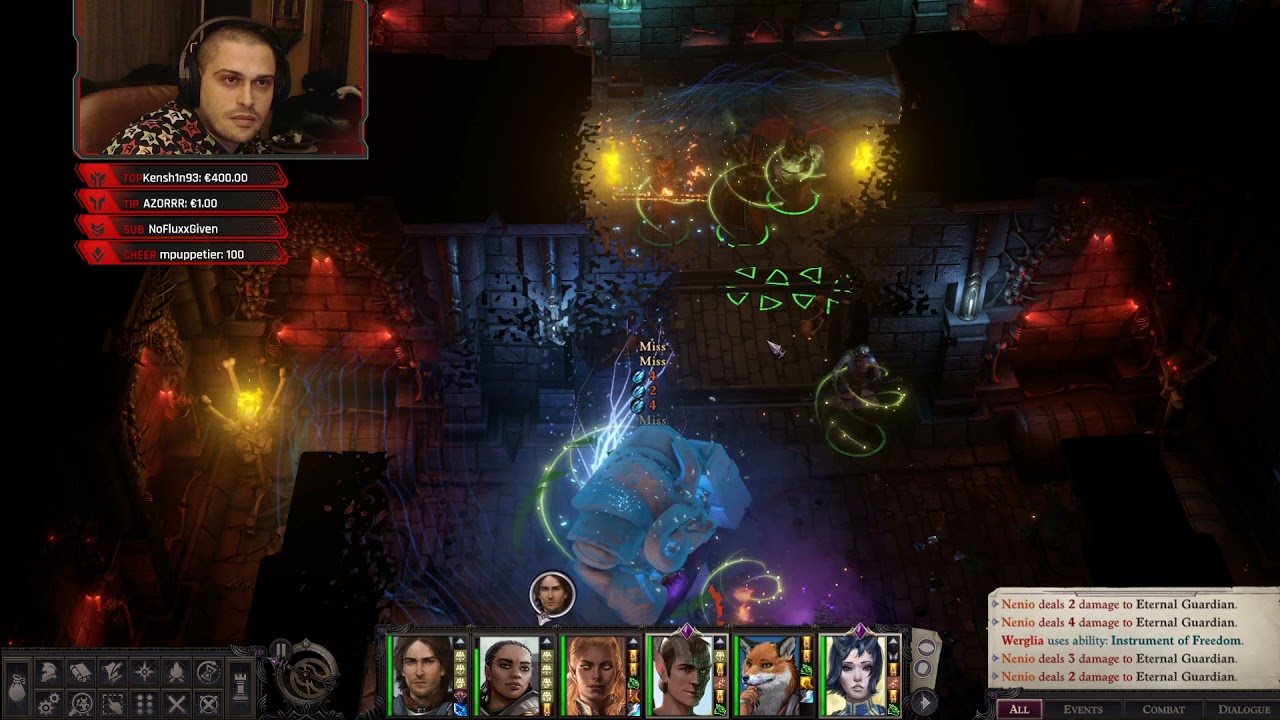 Pathfinder: WotR - Eternal Guardian Boss Fight - Hard Difficulty ...