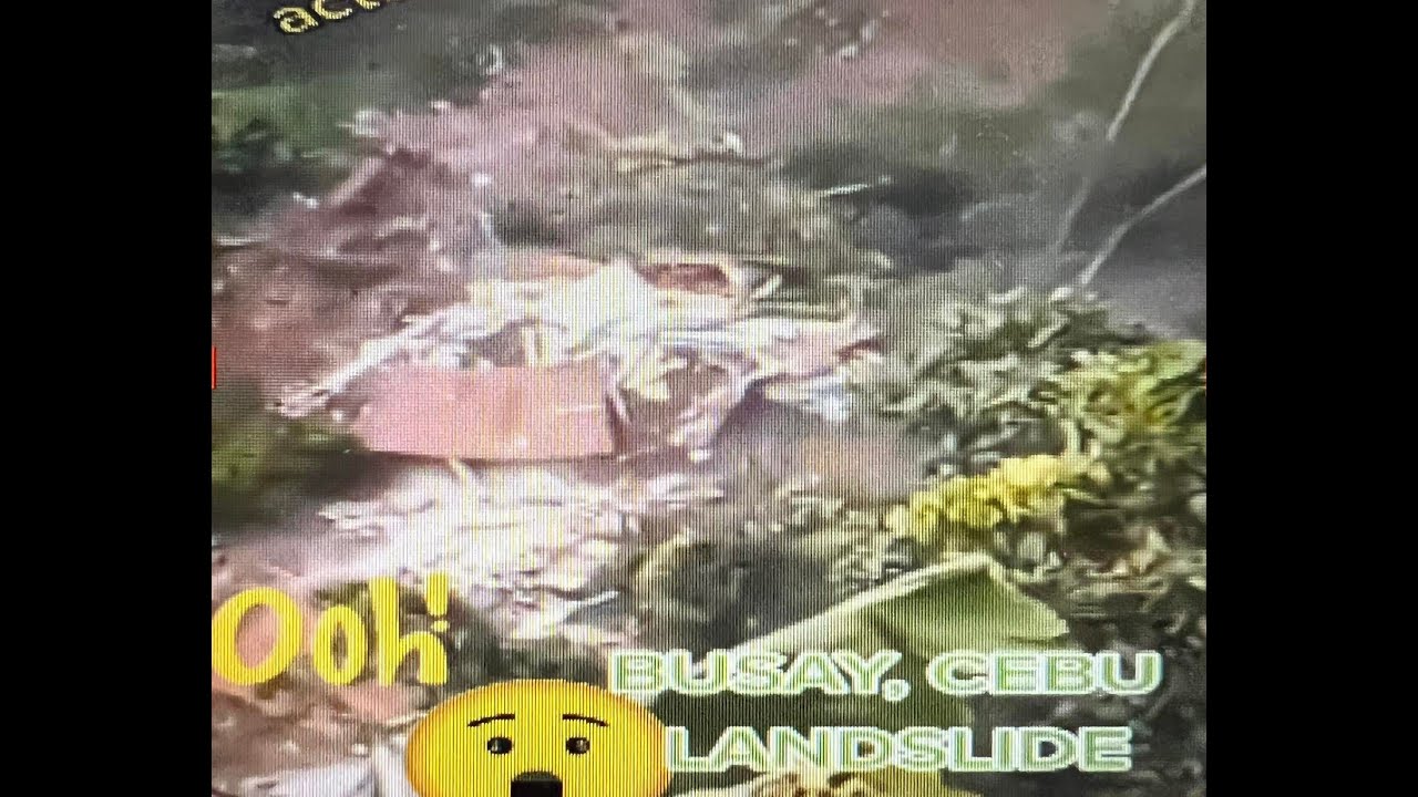 ACTUAL NA VIDEO NG "BUSAY, CEBU LANDSLIDE" (BAGYONG PAENG) ctto:JASPER ...