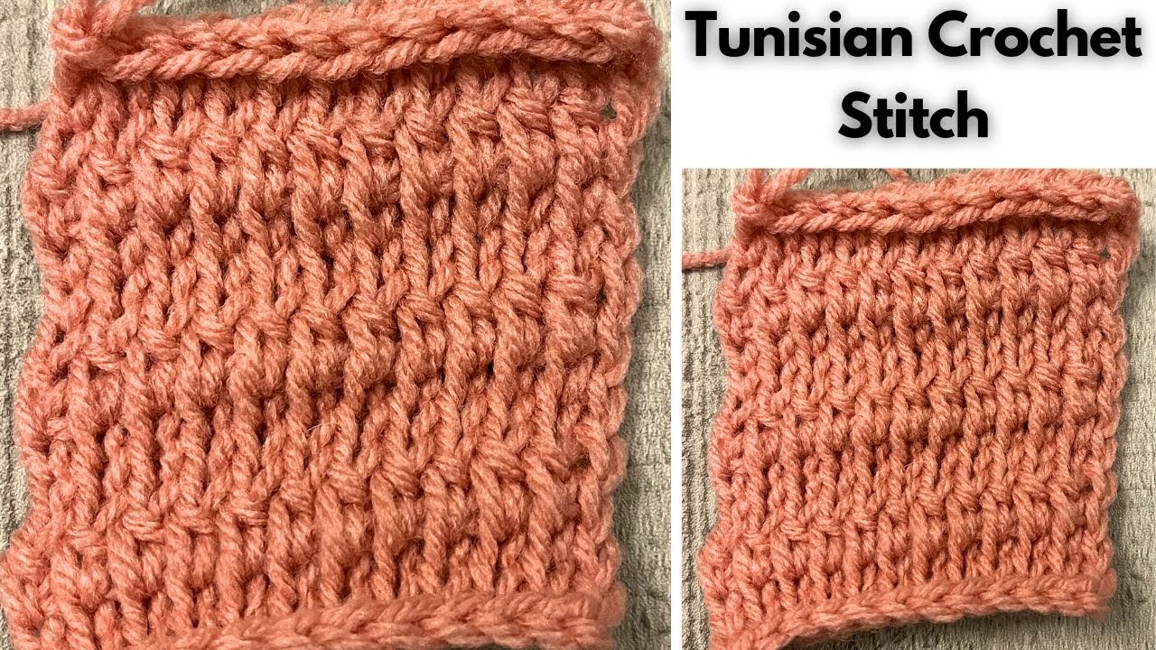 Easy and Fast Tunisian Crochet Stitch!! - YouTube