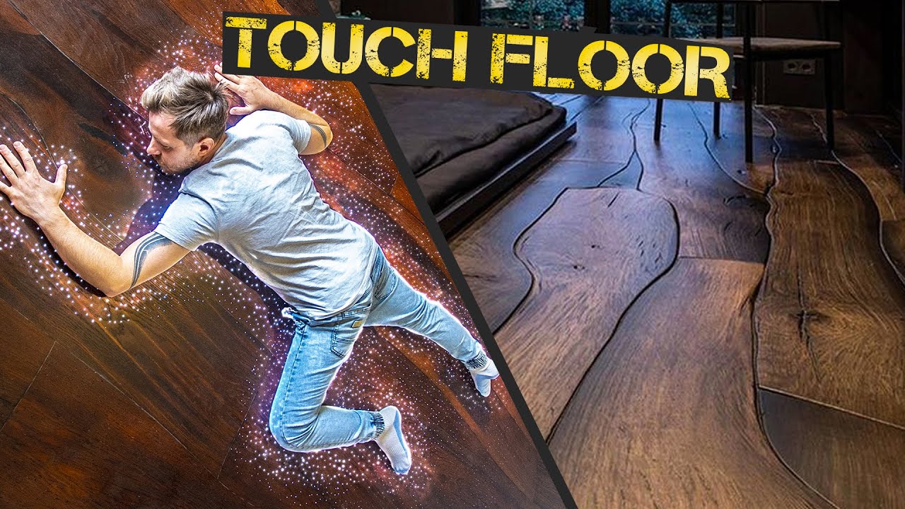 Smart floor made of slabs, created the most expensive parquet. - YouTube