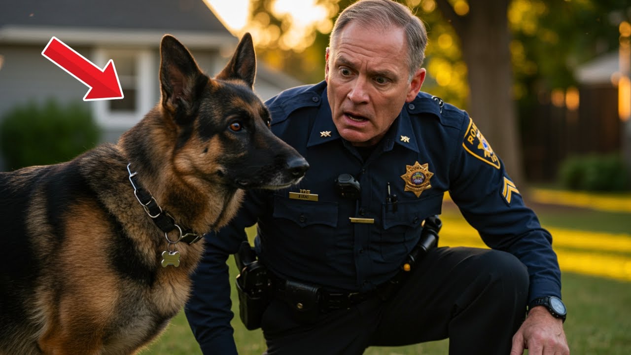 A police officer rescues a lost dog — and what’s around the animal’s ...