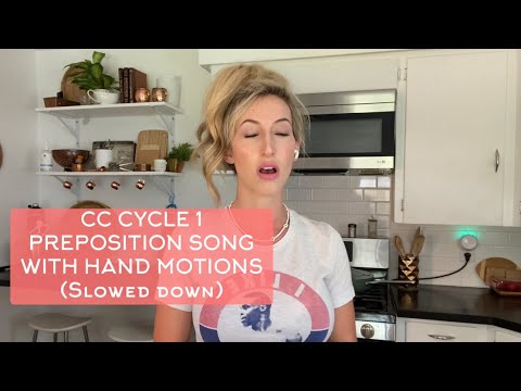 CC CYCLE 1 PREPOSITION SONG SLOW VERSION (with hand motions). - YouTube