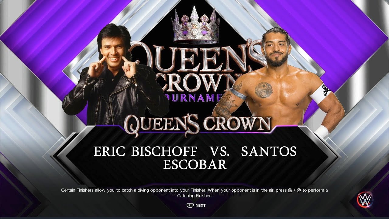 WWE 2K23: Eric Bischoff VS. Santos Escobar - YouTube