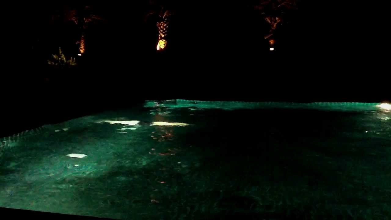 Night Swimming in Hotel Pool - YouTube