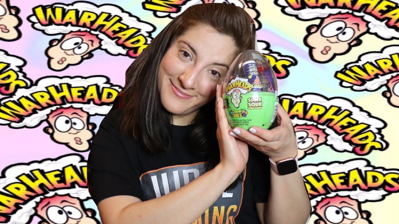 Lady J's Yum or Yuck!! Warheads Sour Easter Egg Candy Review - YouTube