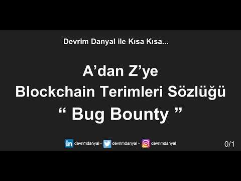 Bug Bounty Nedir ? Hata Ödülü Nedir ? Kısa Kısa Blockchain Blokzinciri Kriptopara Bitcoin