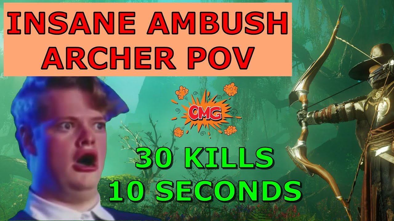 The GREATEST Ambush in History of Ambushes | New World Bow PvP Gameplay ...