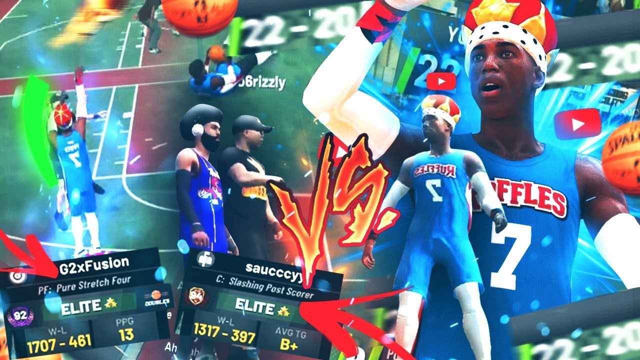 ONLY 1% OF 2K PLAYERS COULD SURVIVE THIS....TRYHARD DOUBLE CENTERS VS ...