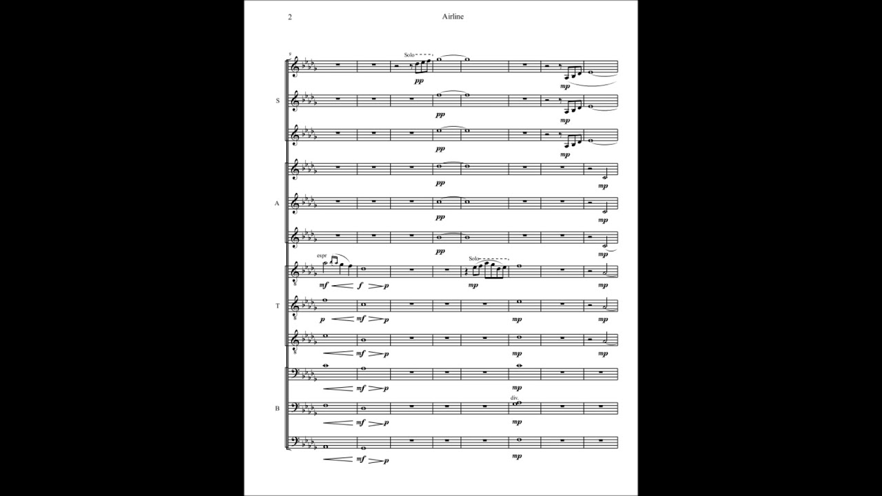 Airline - An A Capella composition - YouTube