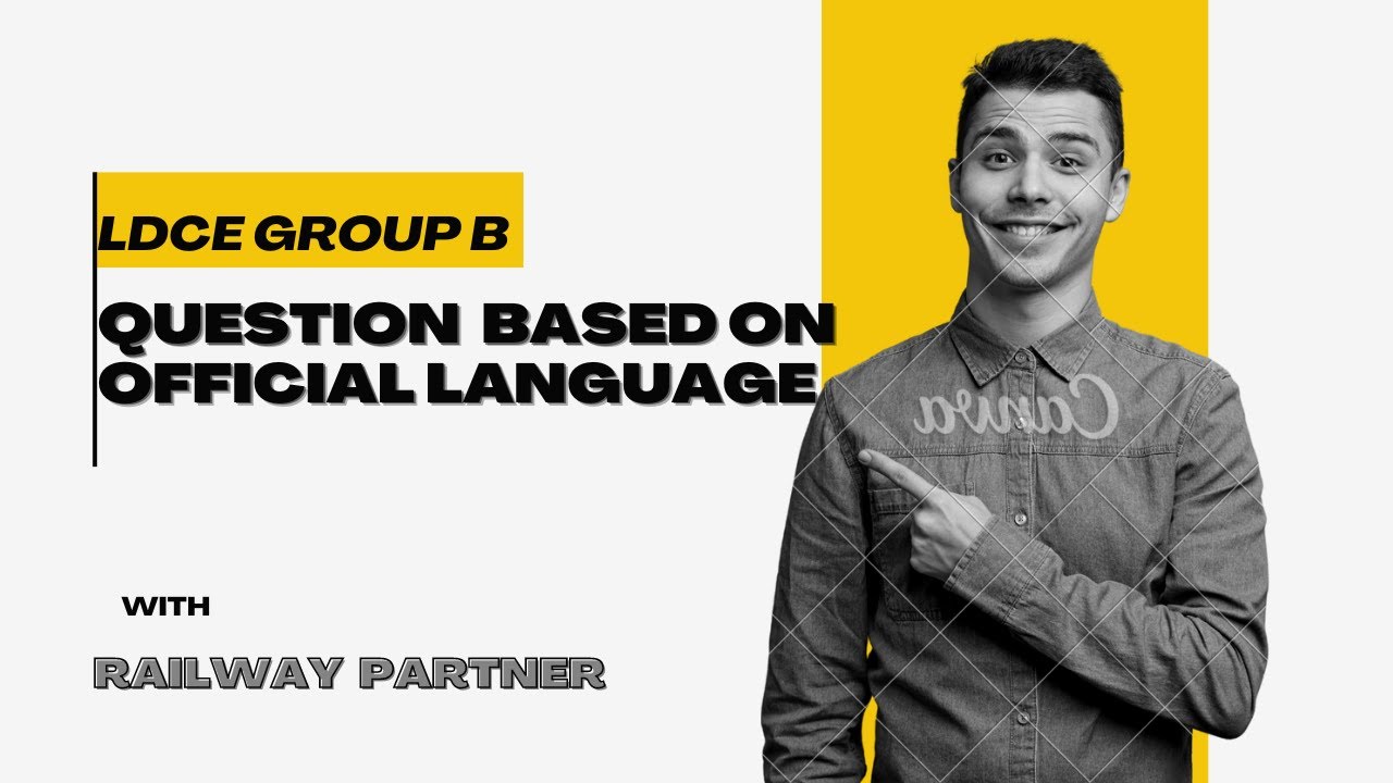 Previous LDCE Group B (AME/ASTE/AEE/APO/AMM) Question on Rajbhasha ...