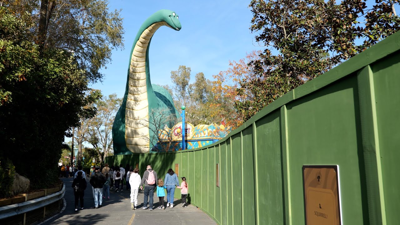 Disney's Animal Kingdom Dinoland USA Construction Update - January 2025 ...