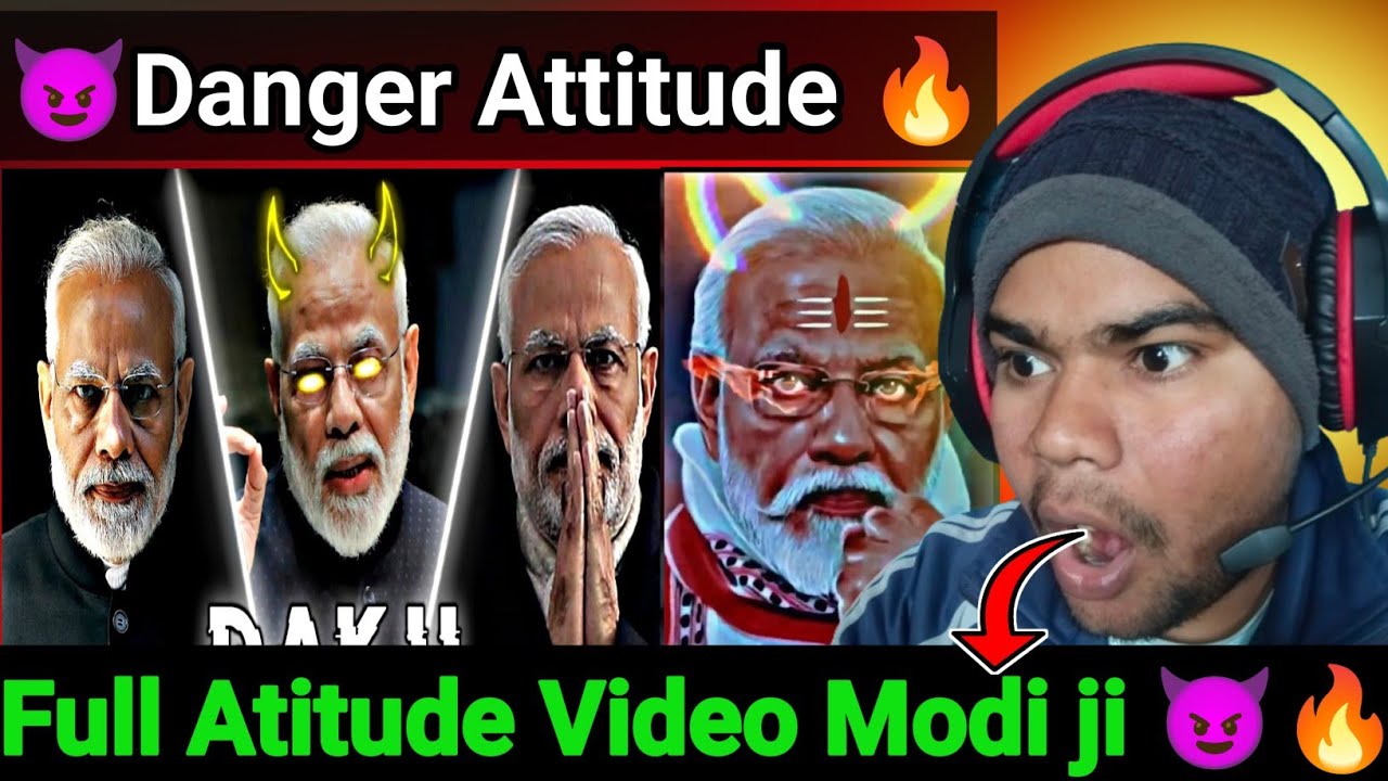 Narendra Modi Full Attitude Videos😈| PM Modi Atitude Reaction Video ...