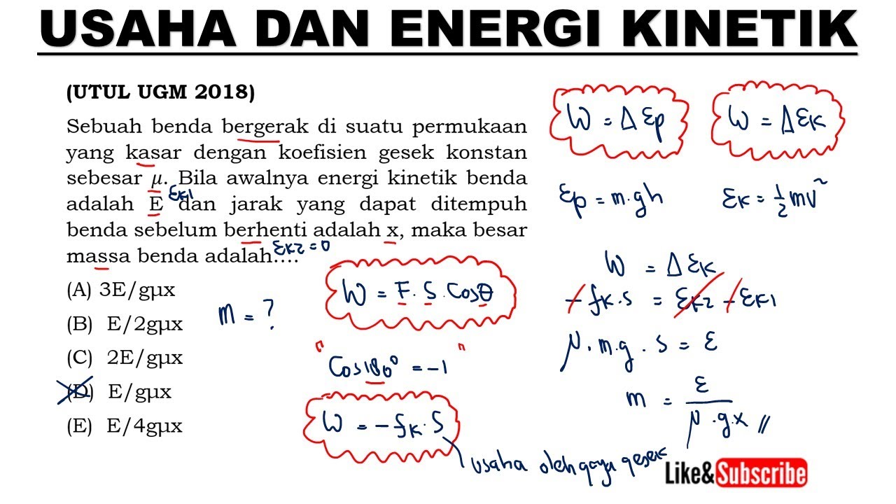 Hubungan Usaha Dan Energi Kinetik - Homecare24