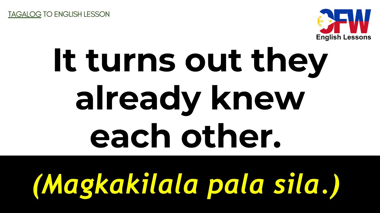 "PALA" in English | ENGLISH -TAGALOG SENTENCES TO EXPRESS SURPRISE AND ...