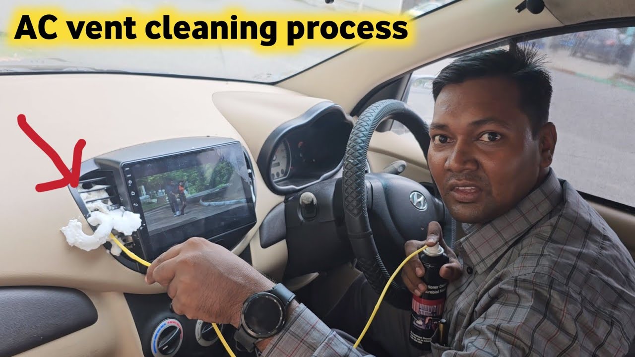 AC vent cleaning process by Mukesh chandra gond - YouTube