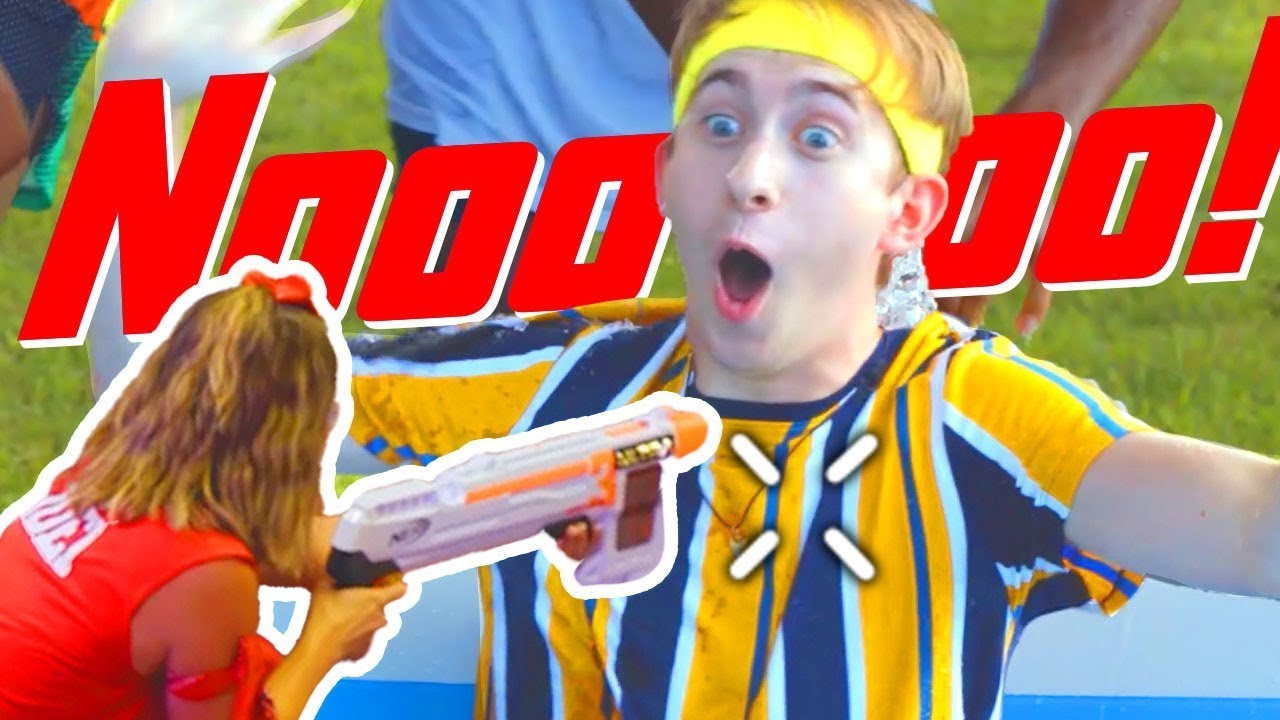 Nerf Ep 4 - Best NERF Trick Shots - NERF House Showdown - NERF Battle ...