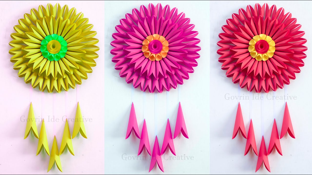 Beautiful Paper Wall Hanging / Paper Craft For Home Decoration / Easy ...