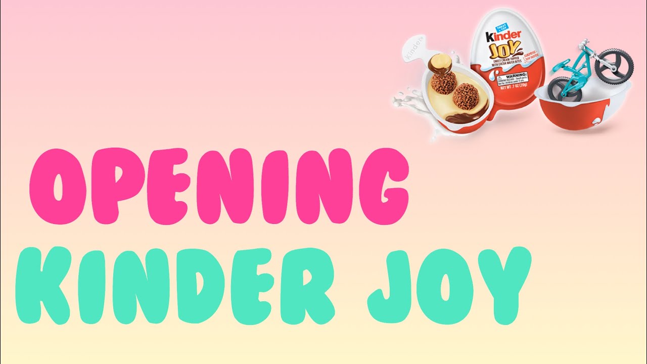 Opening Kindle Joy eggs (watch till end) - YouTube