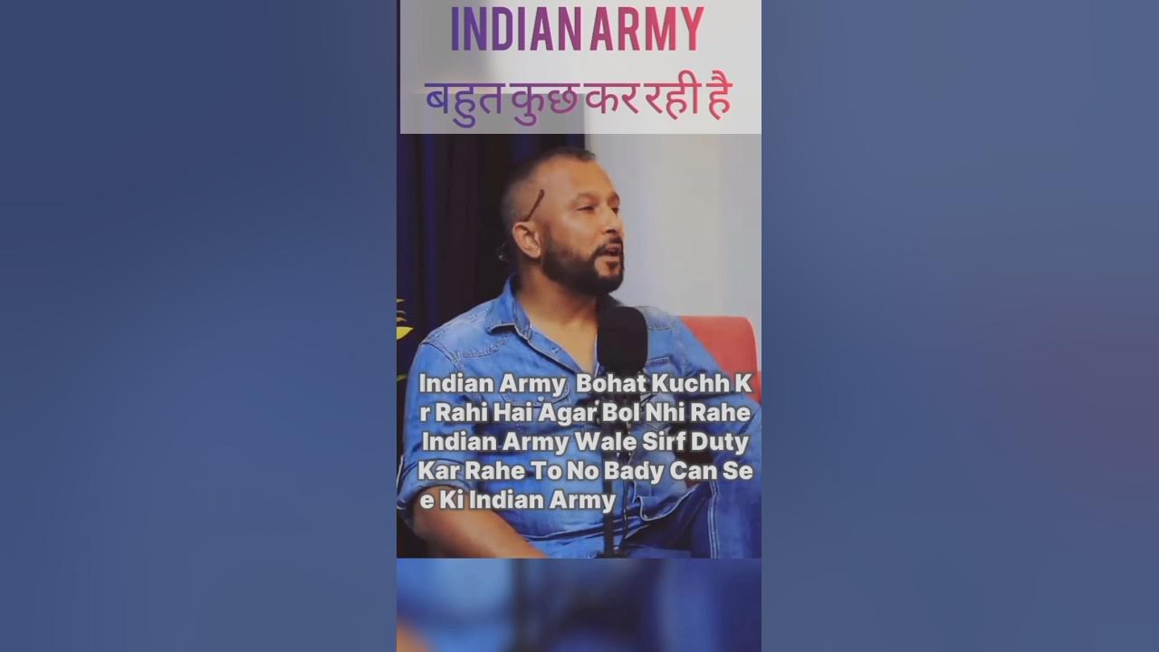 Indian Army बहुत कुछ कर रही है Col.Rajeev Bharwan😎#shorts #trendingshorts#viral#trending # ...