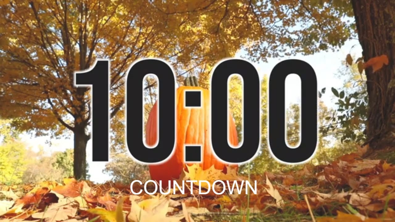 10 Minute Autumn Pumpkin Timer - YouTube