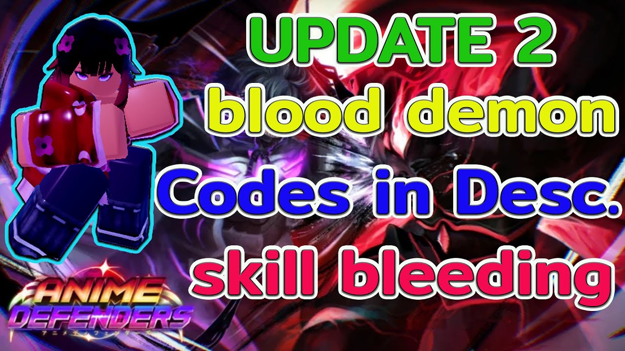 Showcase Blood Demon | Anime Defenders | Roblox - YouTube