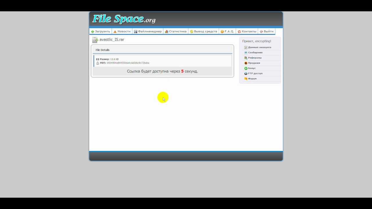 Как бесплатно и быстро скачать с File-space.org - YouTube