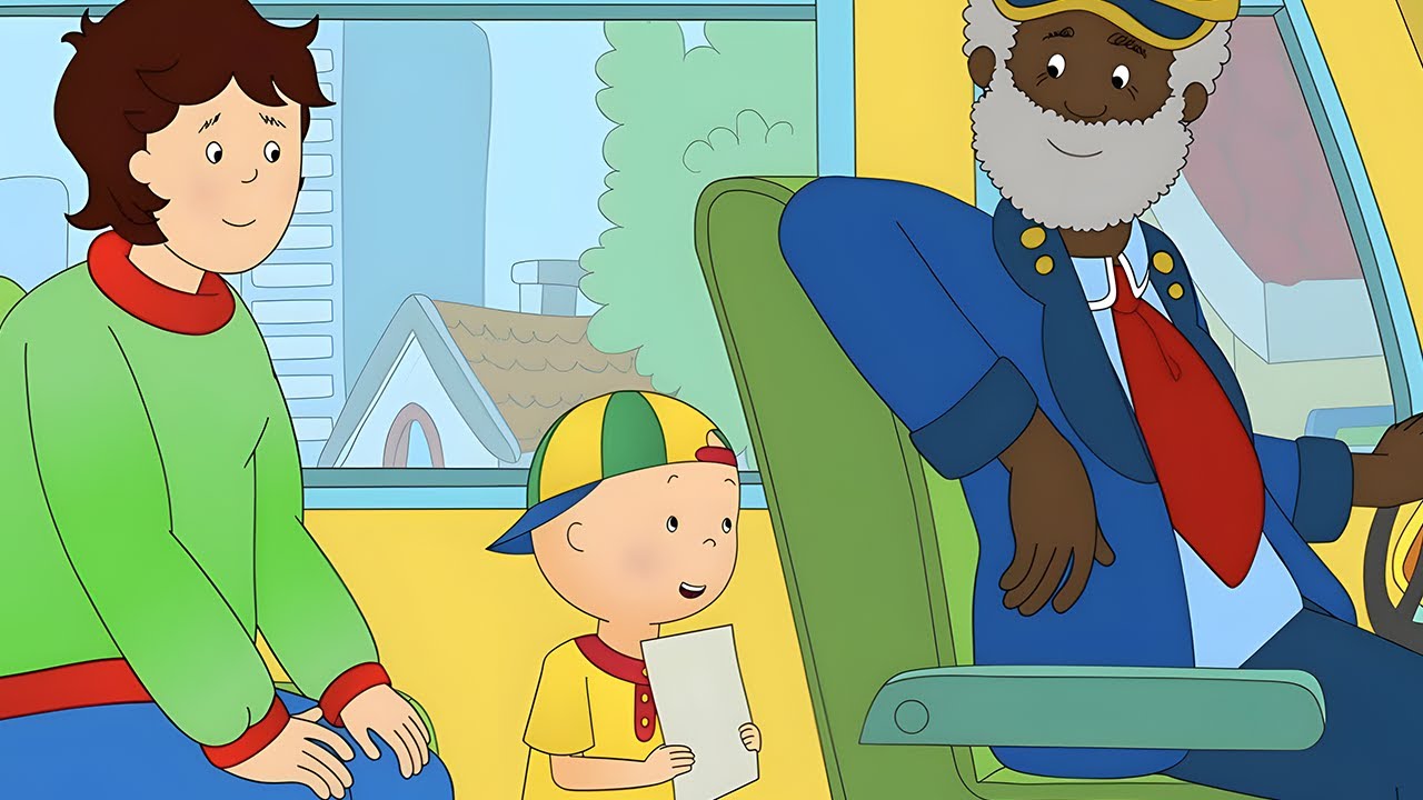 Caillou Rides the School Bus | Caillou- WildBrain - YouTube