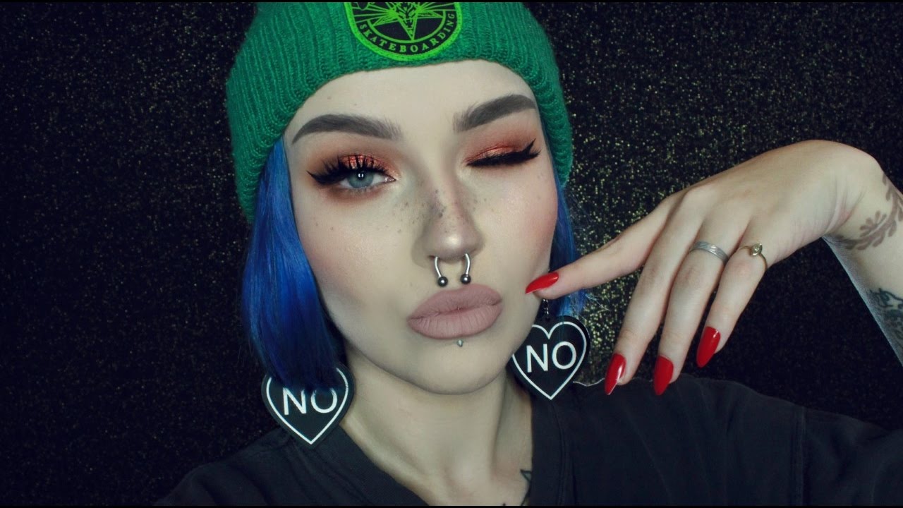 punkin spice eyes, not because i like pumpkin spice, yuck. full face ...