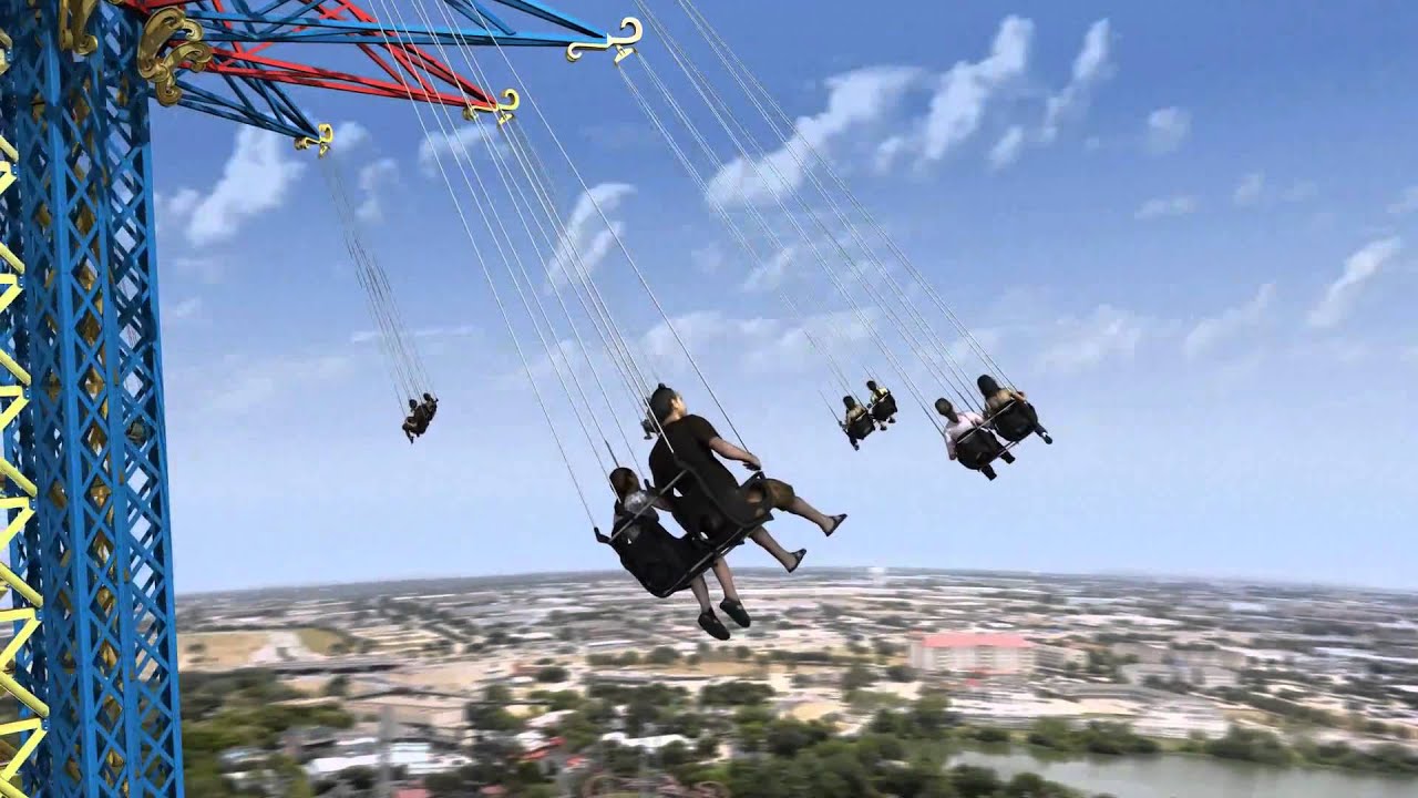 Six Flags Over Texas présente Texas SkyScreamer - YouTube