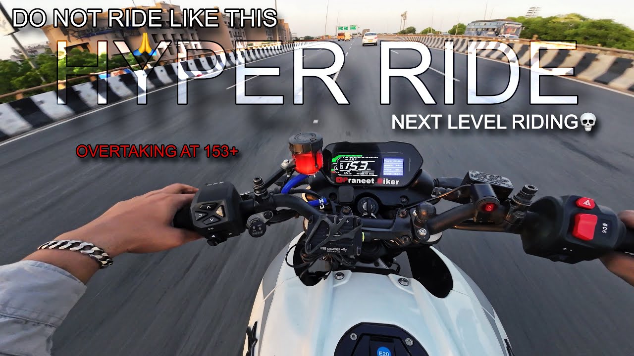 Hyper Ride With My NS400z 😨| How To Ride This Bike | 150+ Kmph Easy ...