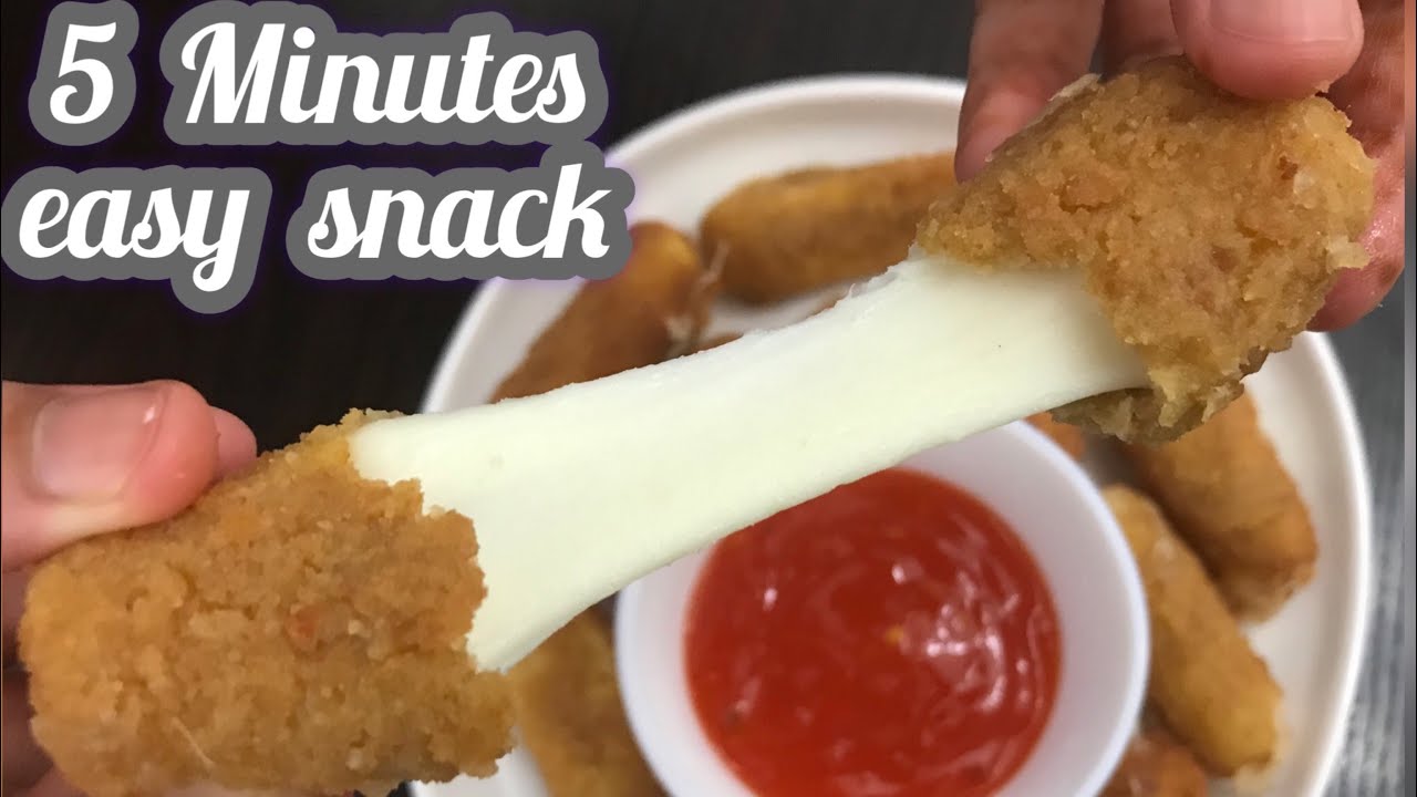 Mozzarella Cheese Sticks| 5 Minute snacks| Kids Favorite Snack| My ...