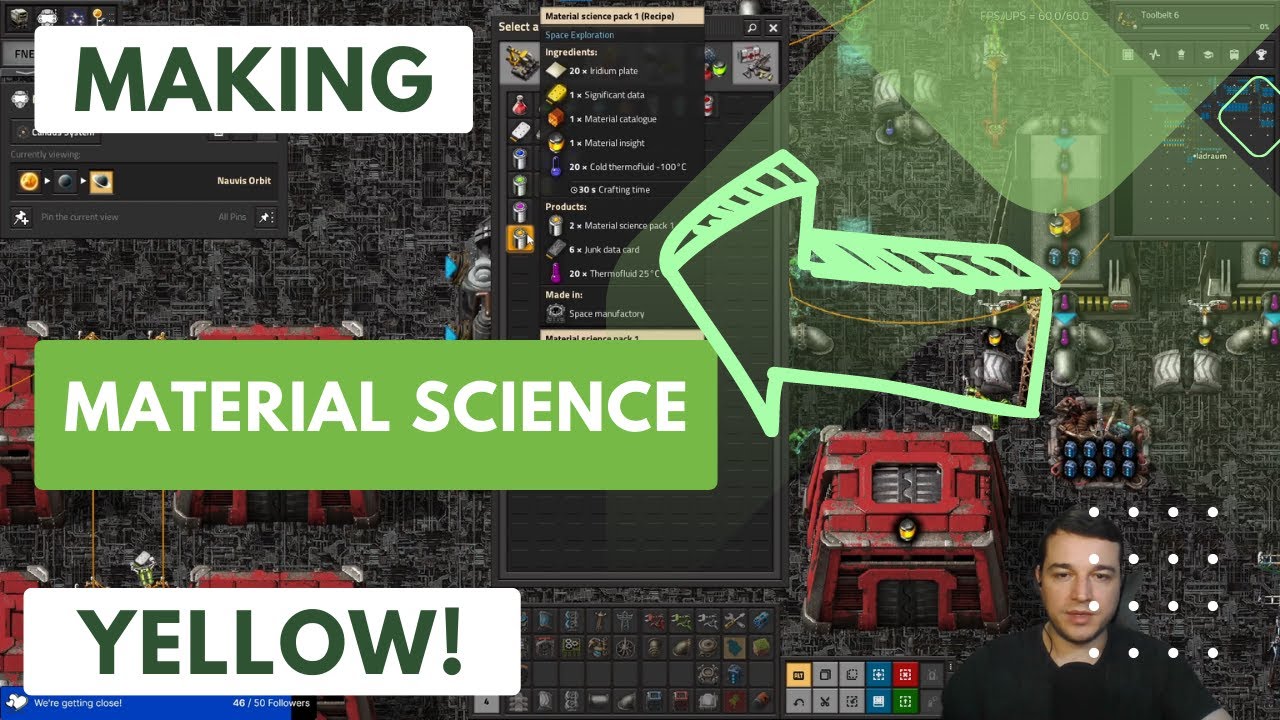 Material science pack 1 - Let's go! - Factorio S2E18 - YouTube
