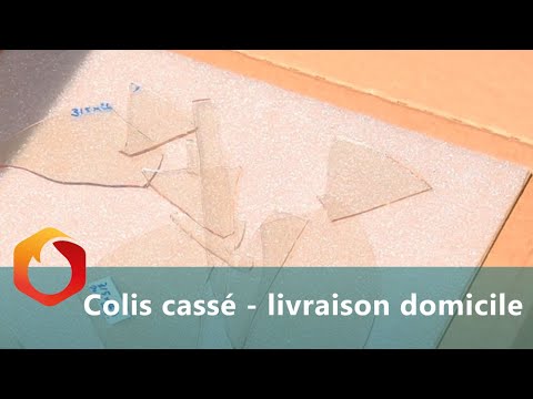 Colis cassé - livraison à domicile - YouTube