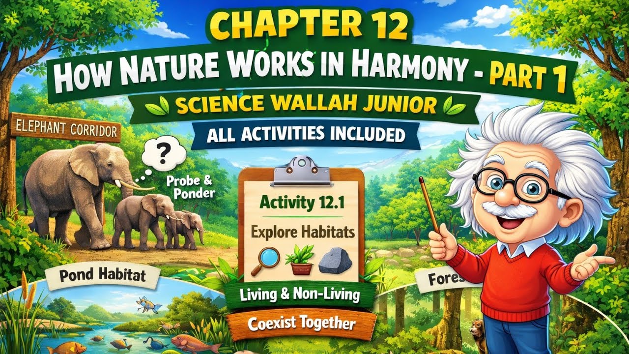 CLASS 8 | SCIENCE| CHAPTER -12 PART-1 | HOW NATURE WORKS IN HARMONY ...