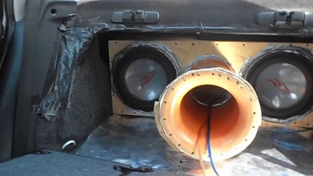 2 alpine swr 1222d and DD m3a - YouTube