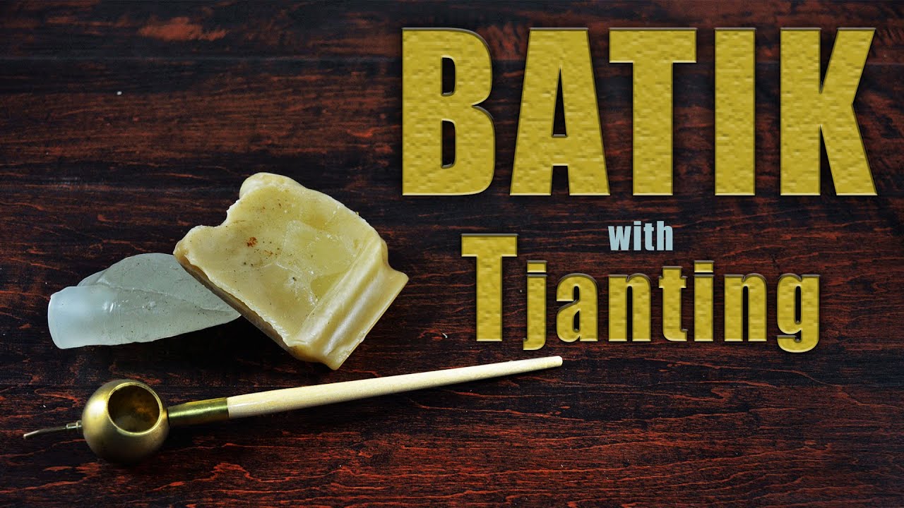 Batik | how to use tjanting batik tool - YouTube