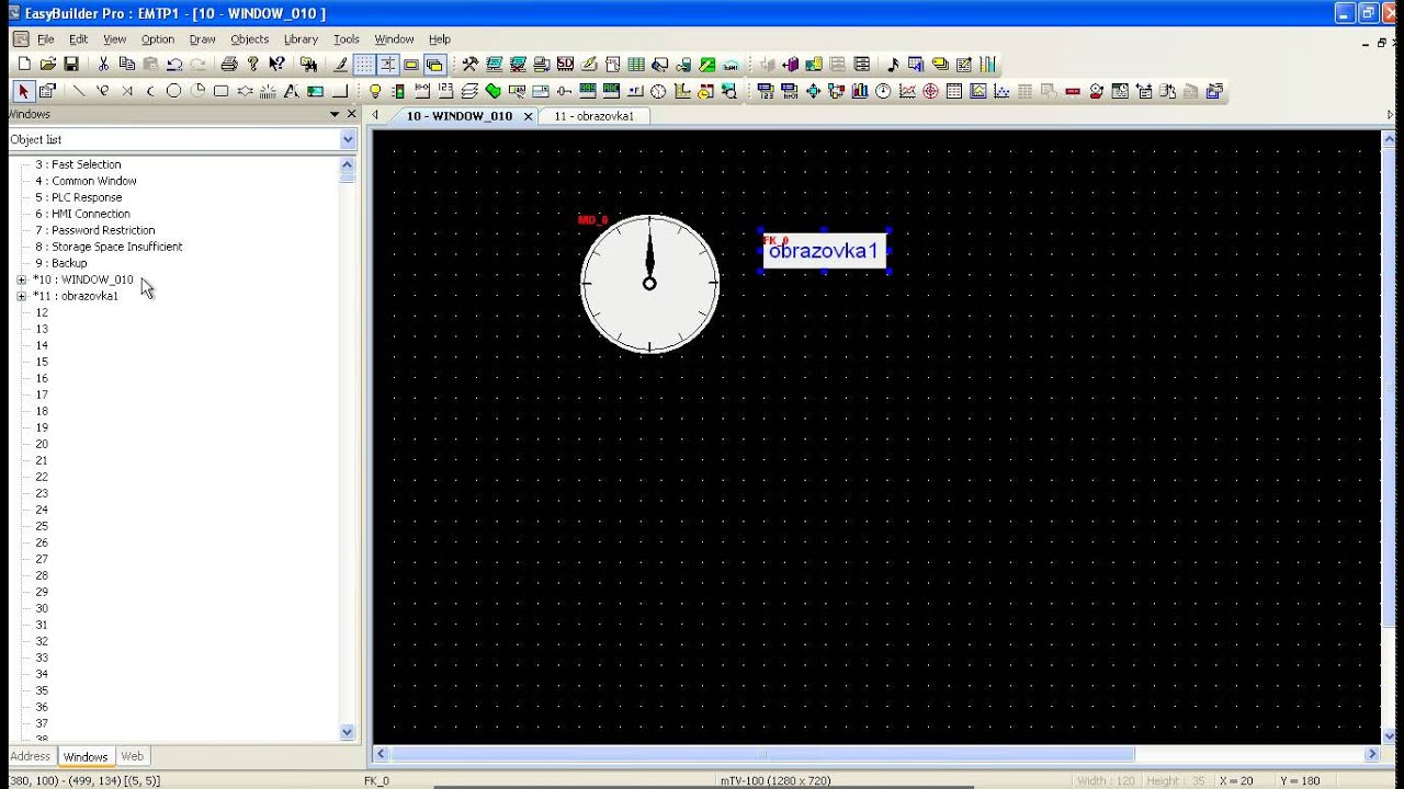 Weintek - the creating of new screen in EasyBuilder Pro - YouTube
