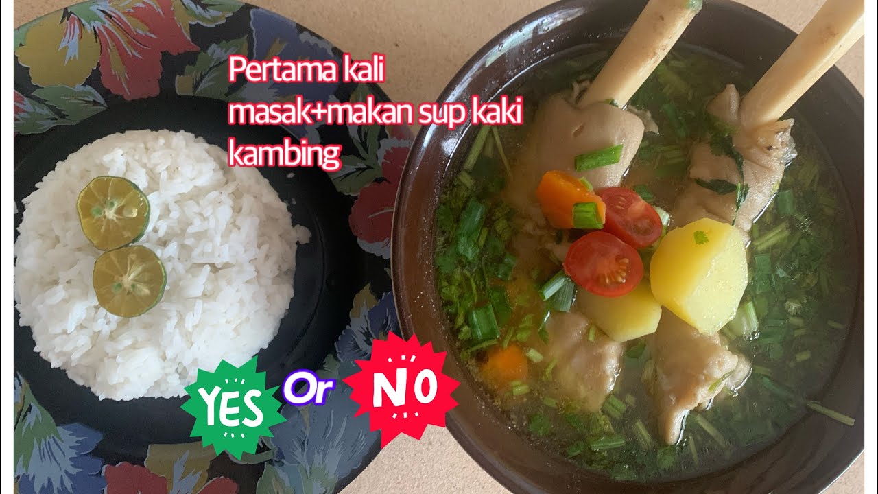 How to cook goat legs?| Pertama kali masak sup kaki kambing| - YouTube
