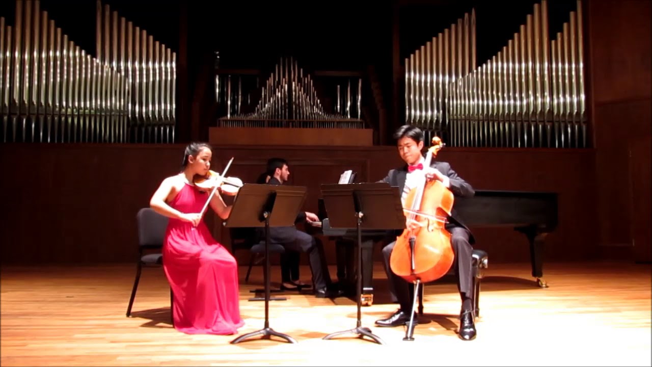 Haeun and Hayoung Moon (Schoenfield, Cafe Music, I. Allegro con Fuoco ...