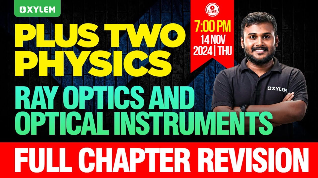 Plus Two Physics | Ray Optics And Optical Instruments - Full Chapter ...