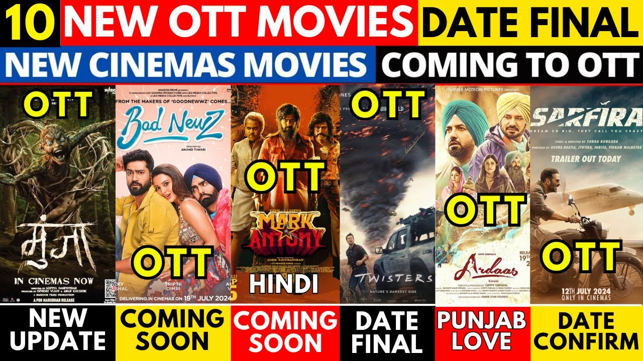 Munjya OTT Release Date I Bad Newz OTT Release Date @PrimeVideoIN ...